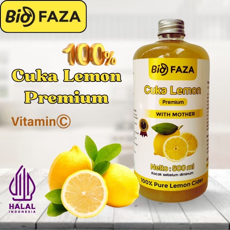 Jual Cuka Lemon Biofaza 500ml – Fermentasi Alami | Lemon Murni | Menu ...