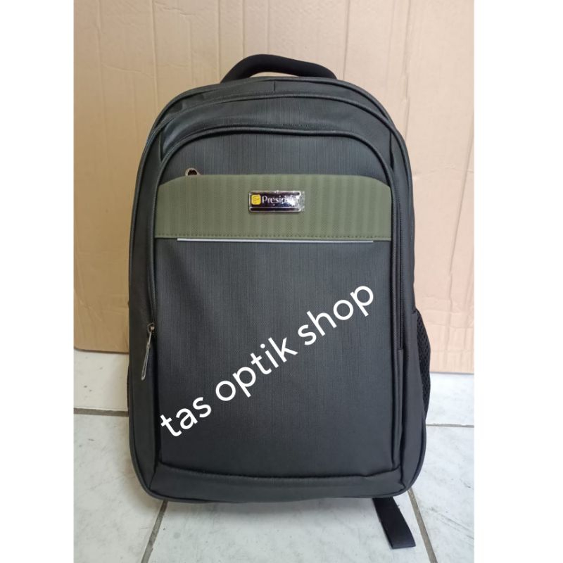 Jual tas ransel president 6016-01 hitam | Shopee Indonesia