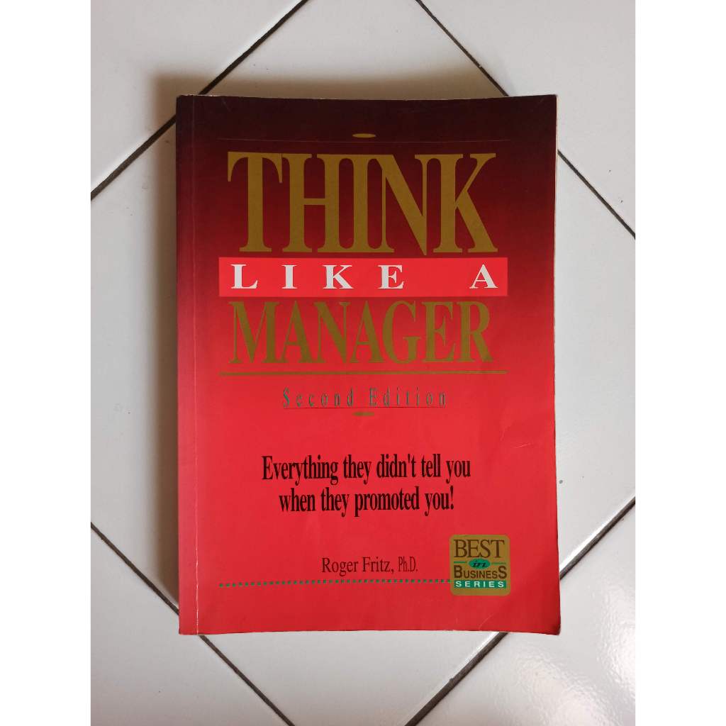 Jual Think Like A Manager | Shopee Indonesia