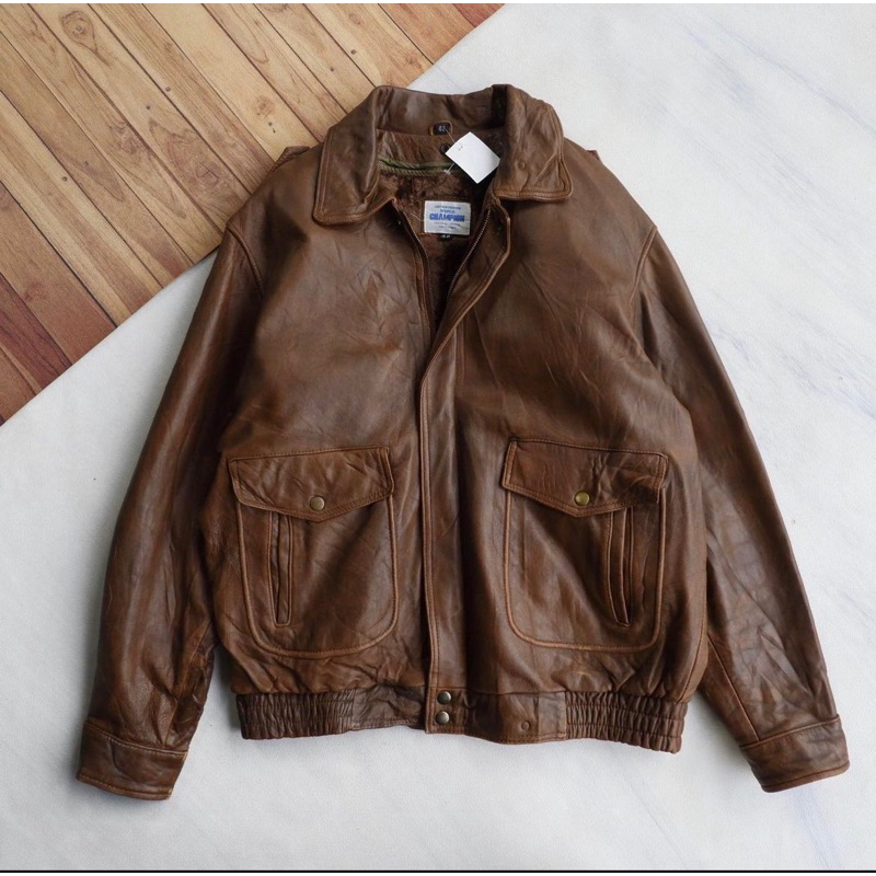 Jual Leather Jacket | Shopee Indonesia