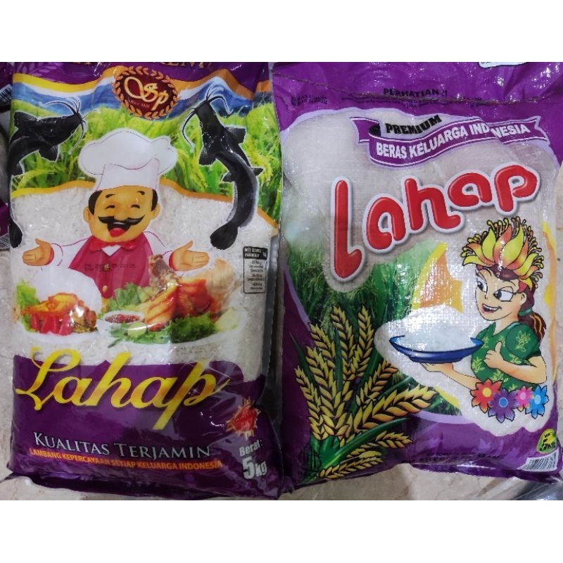 Jual BERAS PREMIUM LAHAP 5KG | Shopee Indonesia