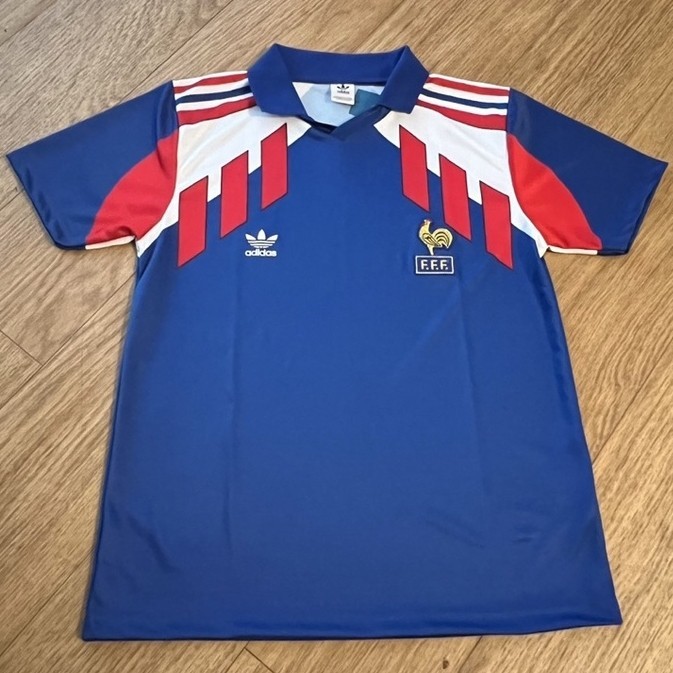 Jual Jersey Retro France World Cup 1990 | Shopee Indonesia