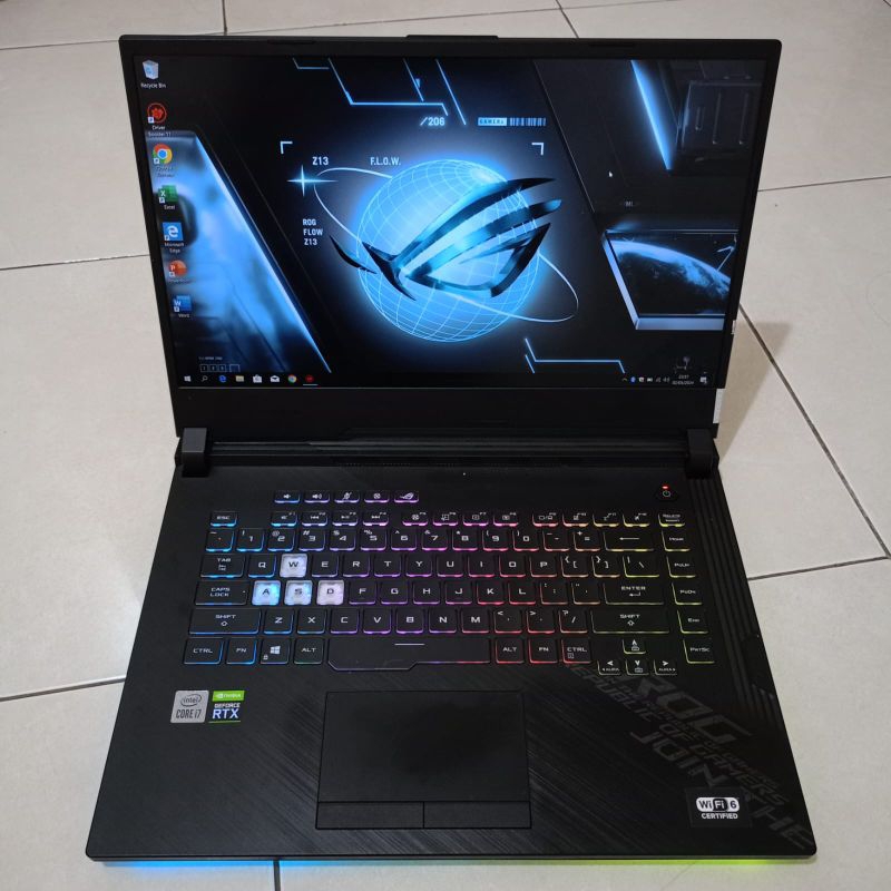 Jual Laptop Gaming Merek Asus ROG Strix G512LWS,Intel Core i7 - 10750H ...