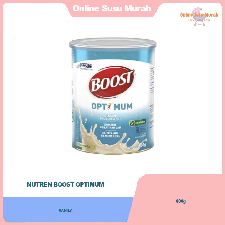 Jual NUTREN BOOST OPTIMUM 800GR SUSU DEWASA 800 GR | Shopee Indonesia