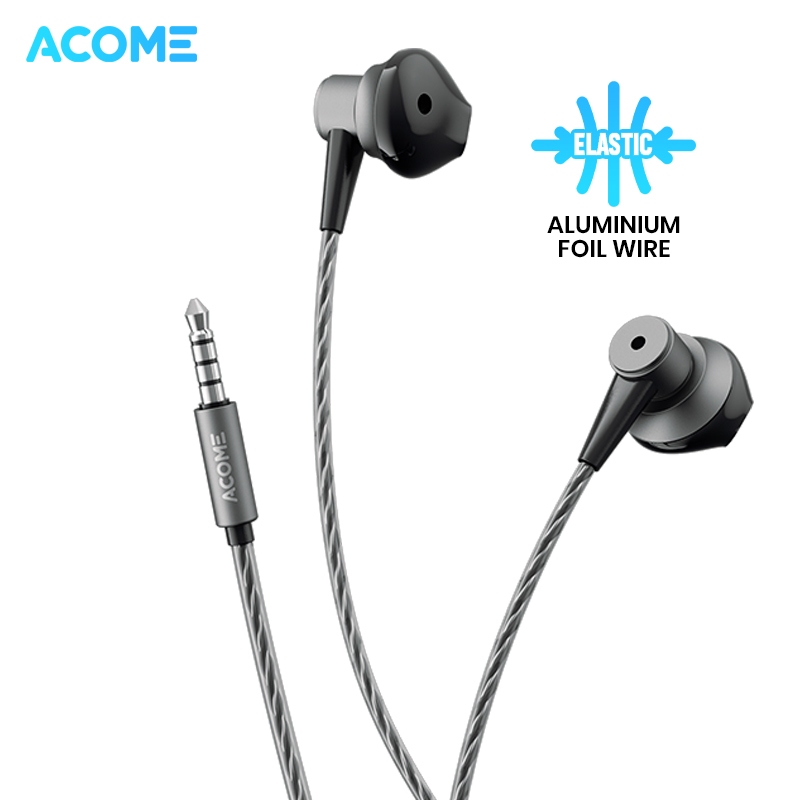 Jual Acome Wired Earphone Headset AluminumAlloy Garansi Resmi 1 thn ...