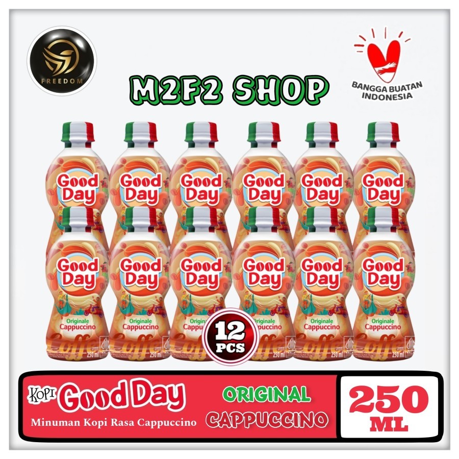 Jual Kopi Good Day Originale Cappuccino Coffee Botol Pet - 250 ml ...