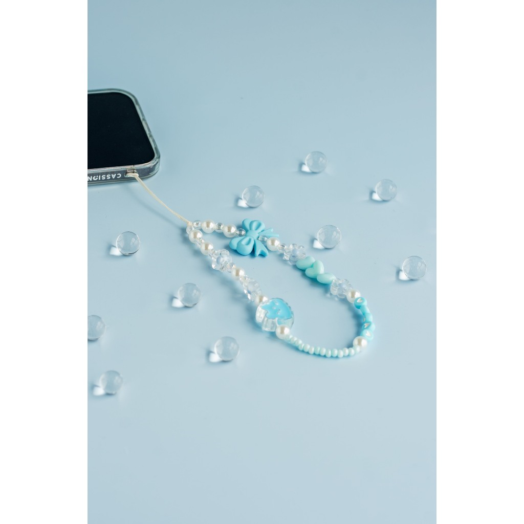 Jual Chain Beads Phone Charms Holder Tali for Casing Hp Ribbon ...