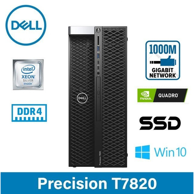 Jual VGA Nvidia 8GB- PC GAMING SERVER Workstation DELL Precision T7820 / 7820 XEON SILVER - SSD ...