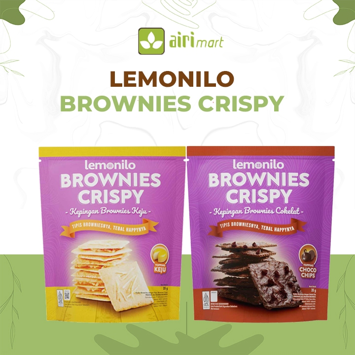 Jual Lemonilo brownies crispy keju dan coklat gluten free | Shopee ...