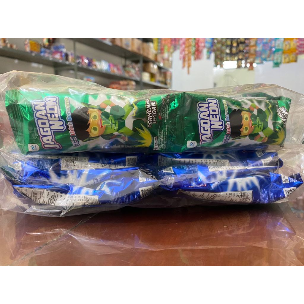 Jual Permen Jagoan Neon Tangkai Lolipop 1 Renceng 12 Pcs | Shopee Indonesia