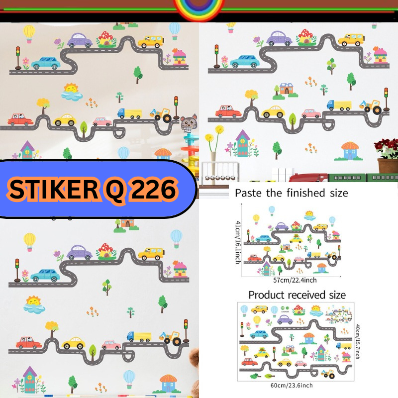 Jual WALLSTICKER WALL STICKER STIKER SETIKER SETIKER DINDING MOTIF ...