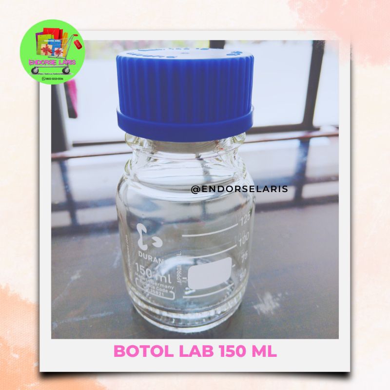 Jual Botol Laboratorium Lab Duran 150 ml Laboratory Bottle Clear ...