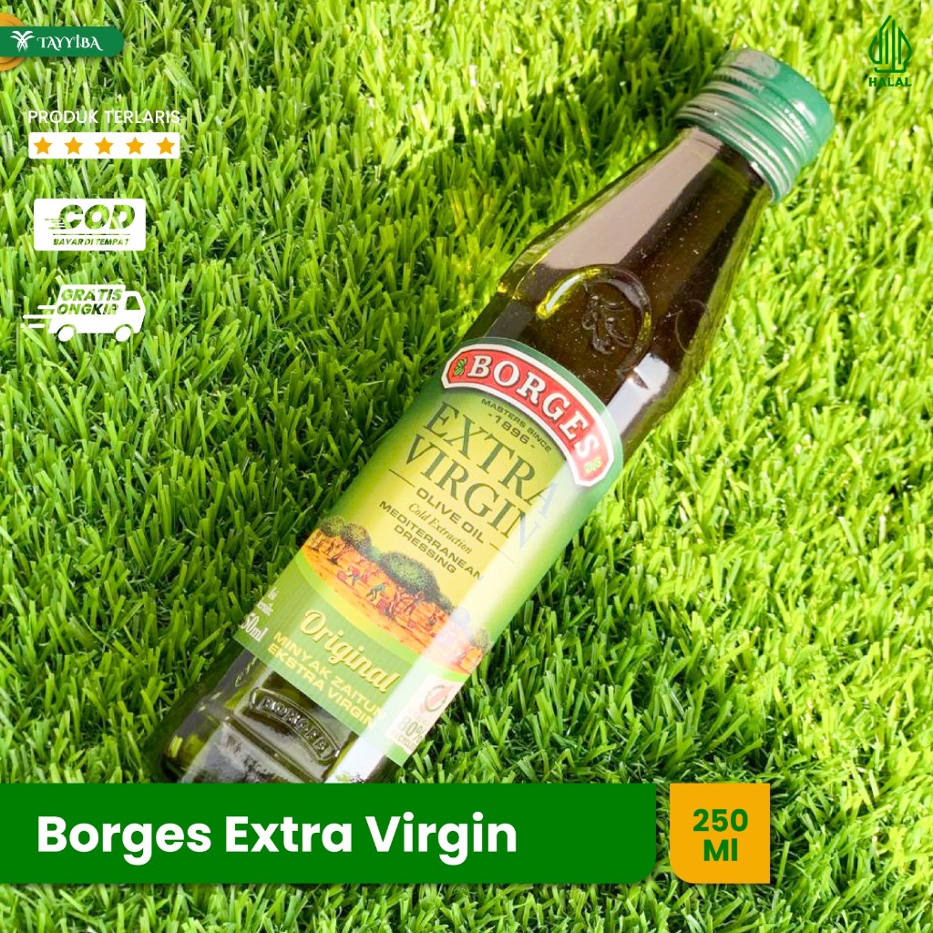 Jual Minyak Zaitun Borges Borjes Extra Virgin Olive Oil Untuk Masak dan Diminum 250 ml | Shopee ...