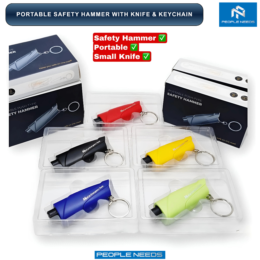 Jual Alat Pemecah Kaca Mobil Pemotong SeatBelt Emergency Tool Kit Model ...