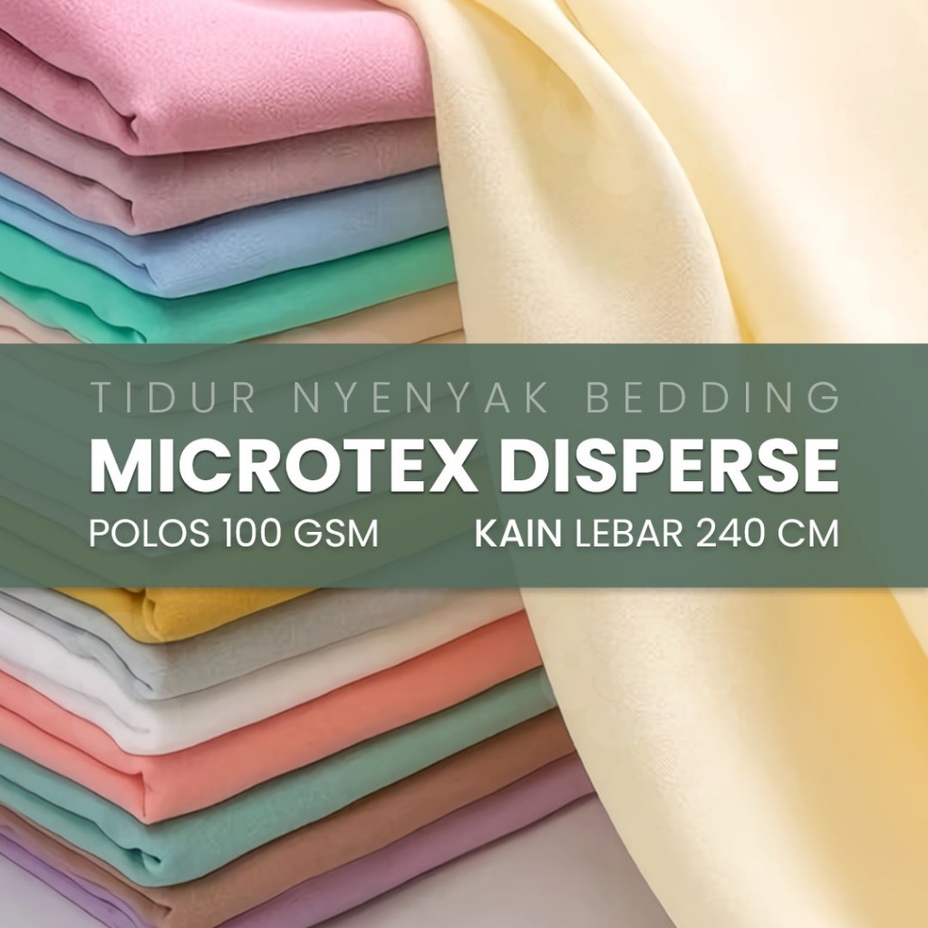 Jual KAIN MICROTEX DISPERSE POLOS 100 GSM KAIN SPREI BACKDROP BACKDROP ...