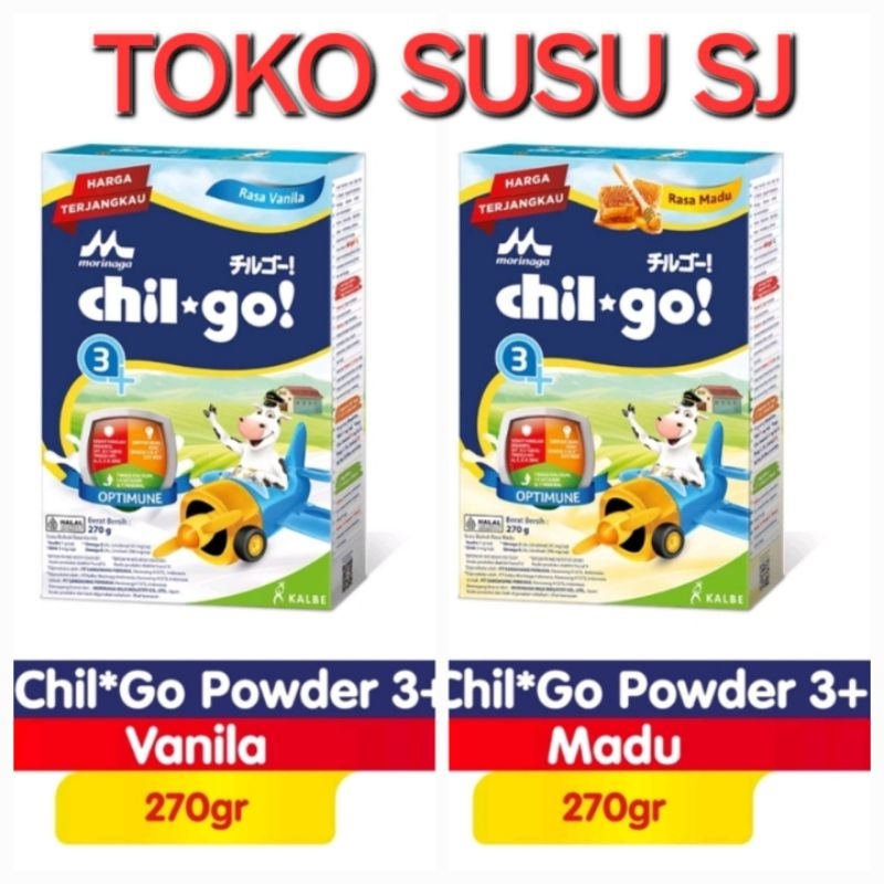 Jual CHILGO/CHIL GO 3 + BUBUK POWDER madu vanila 270 GRAM/vanilla/madu ...