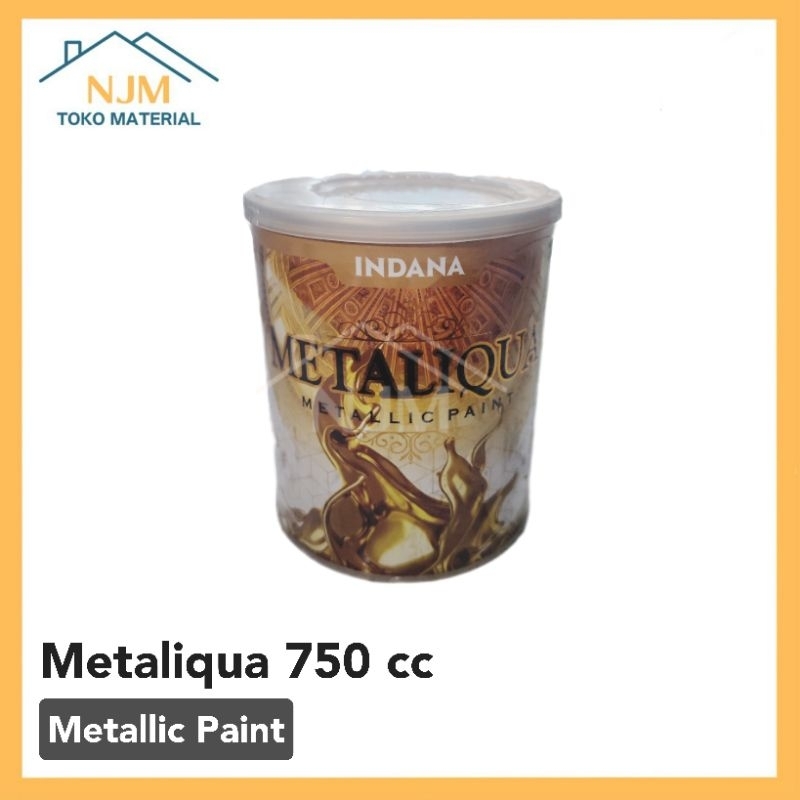 Jual Cat Metalik Metaliqua 750cc - Cat metalik Emas Gold | Shopee Indonesia