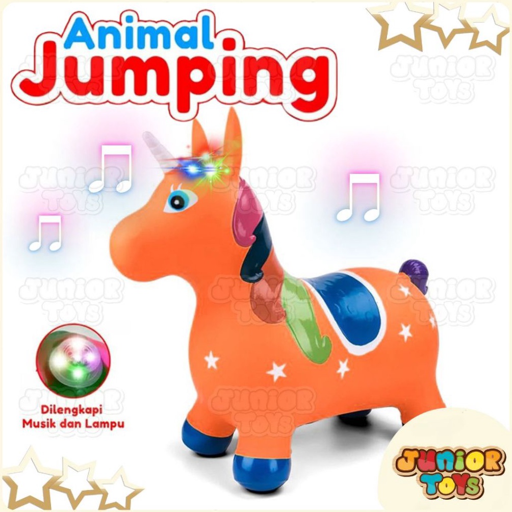 Jual ART V55Q Kuda Kudaan Karet Jumping Animal Mainan Tunggang Anak ...
