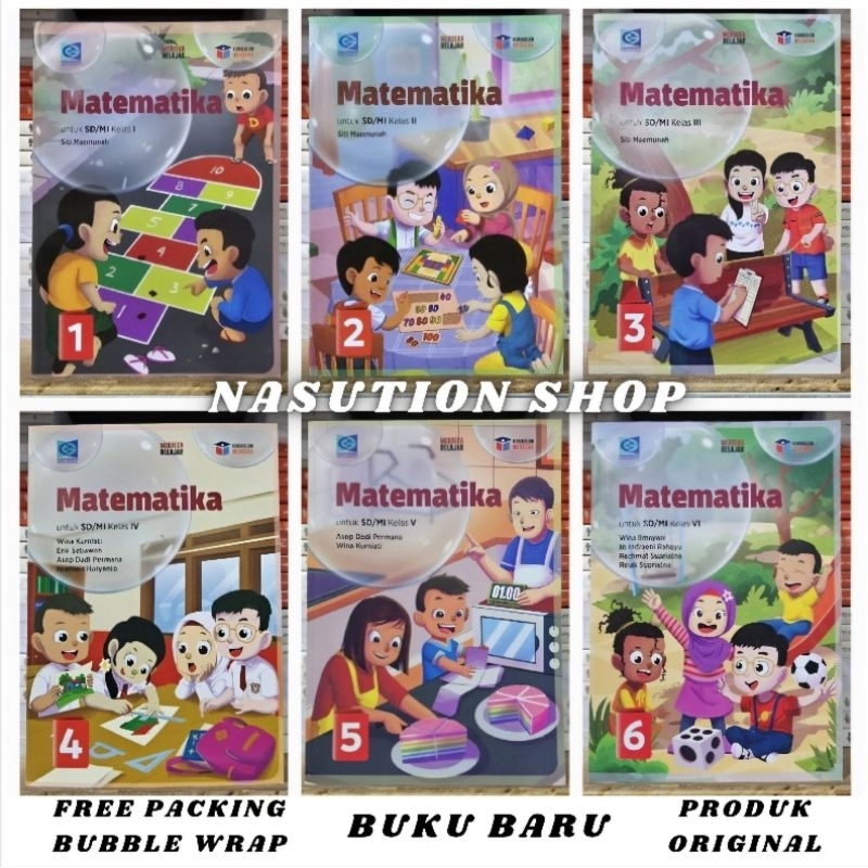 Jual Buku Matematika Kelas 1 2 3 4 5 6 SD/MI Grafindo Kurikulum Merdeka Original | Shopee Indonesia