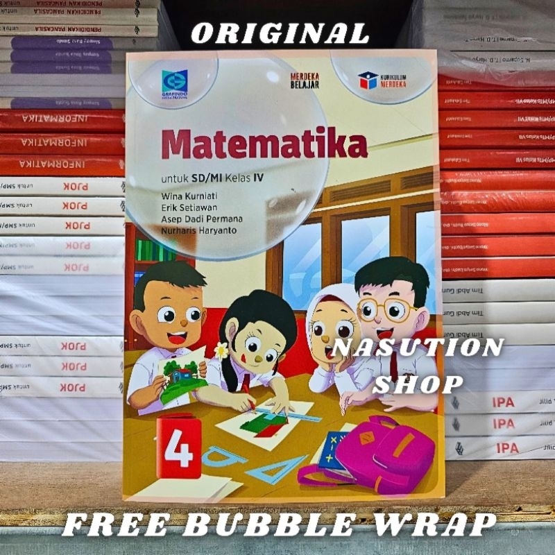 Jual Buku Matematika Kelas 1 2 3 4 5 6 SD/MI Grafindo Kurikulum Merdeka Original | Shopee Indonesia