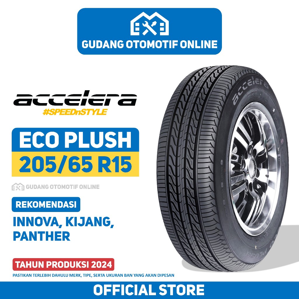 Jual Ban Accelera Eco Plush 205/65 R15 Ban Mobil Innova Panther Kijang | Shopee Indonesia