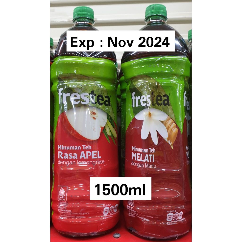 Jual FRESTEA JASMINE / APPLE PET 1500ML | Shopee Indonesia