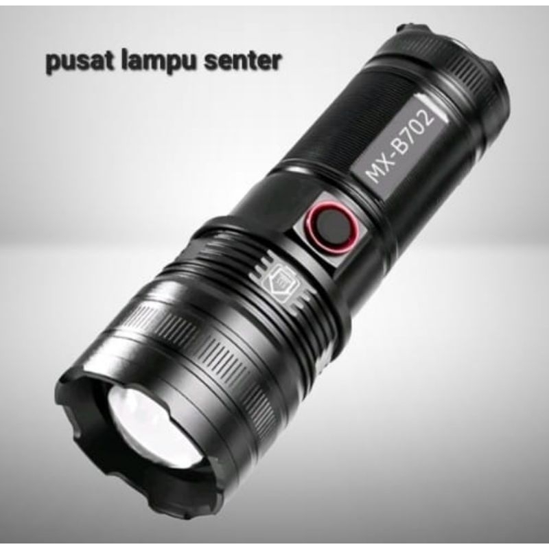 Jual (ORIGINAL)SENTER MX-B702 Zoom in out 2000 Lumens Flashlight LED ...