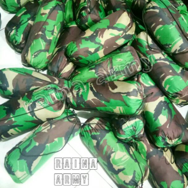 Jual KODE R36X Sleepingbag slipingbag tempat tidur loreng tni | Shopee ...