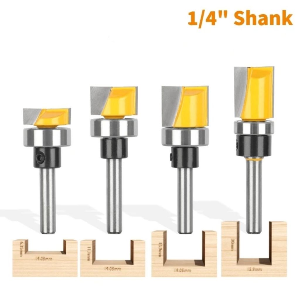 Jual Mata router Template Mortise Cleaning Bottom HPL Edging 19 Mm ...