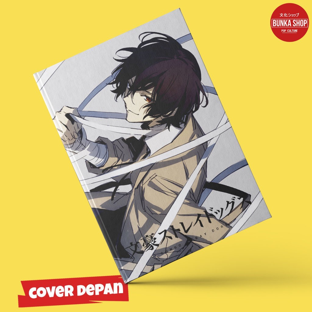 Jual Pocket Note Anime Bungou Stray Dogs Dazai Osamu Hardcover A6 Buku ...