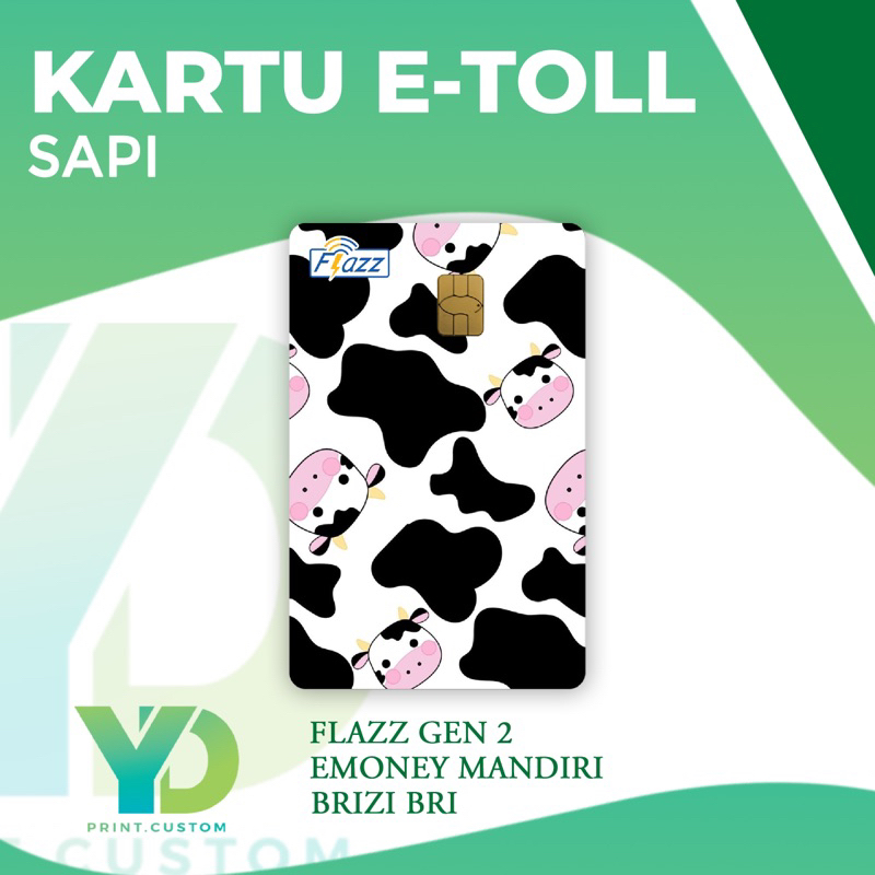Jual KARTU FLAZZ GEN 2 TEEBARU SOPORT NFC GAMBAR SAPI LUCU | Shopee ...
