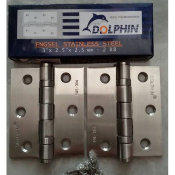 Jual JtQ engsel jendela 3in dolphin stainless SUS34 | Shopee Indonesia