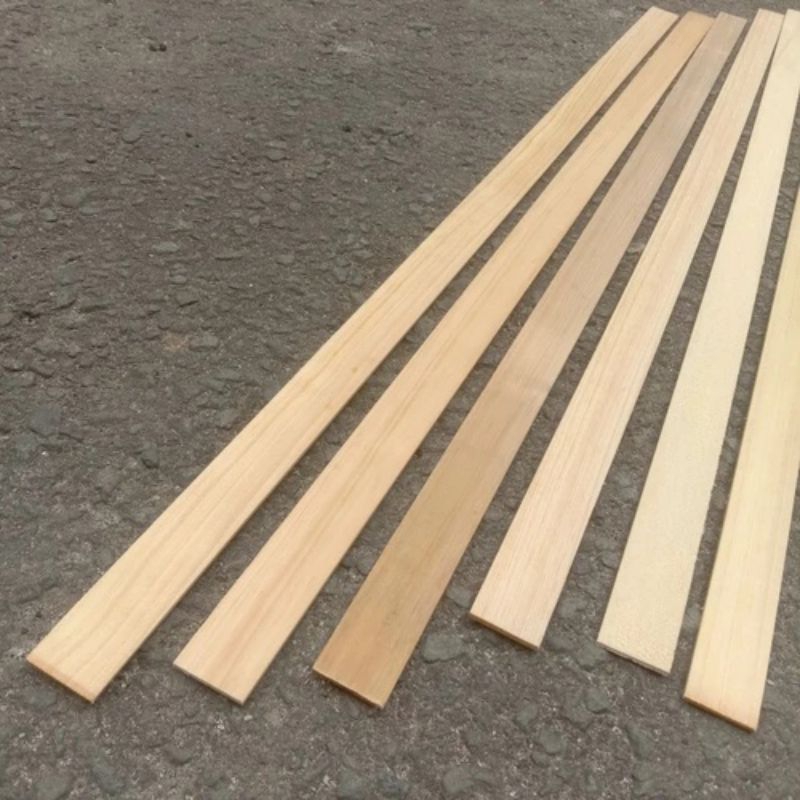 Jual KAYU STRIP JATI BELANDA LEBAR 2 CM TEBAL 5 MM BERBAGAI UKURAN KAYU ...