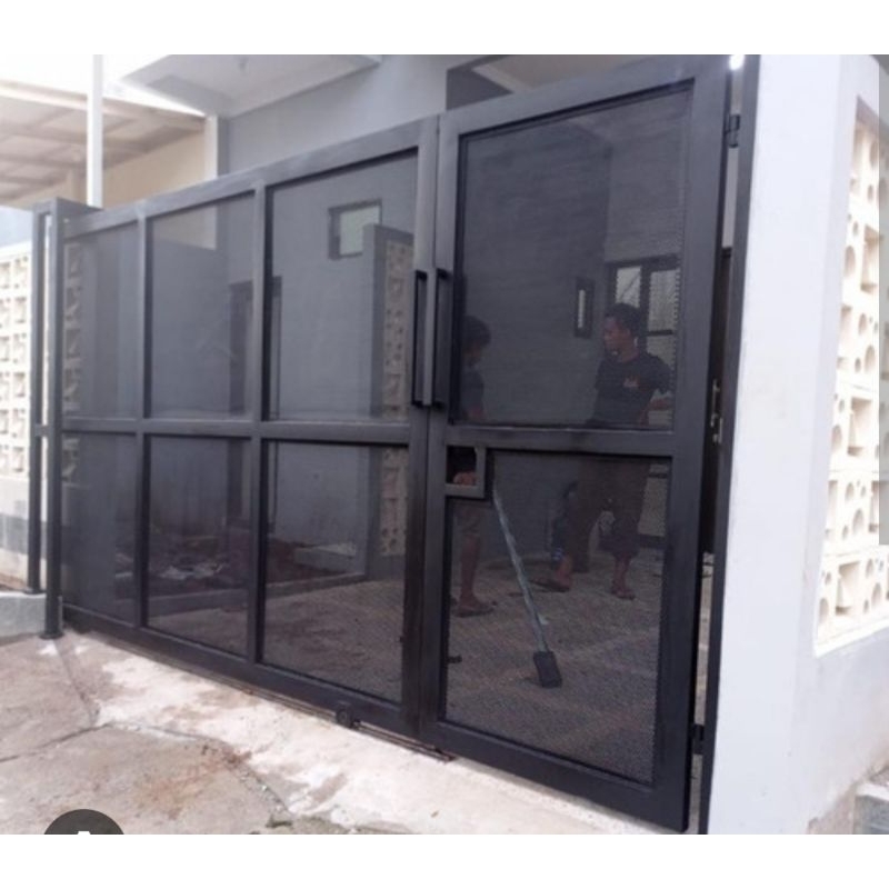 Jual pagar minimalis perforated | Shopee Indonesia