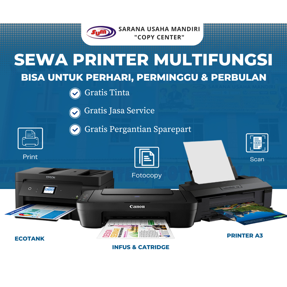 Jual Sewa Printer Multigungsi | Printer A3 | Fotocopy | Scan PALEMBANG ...