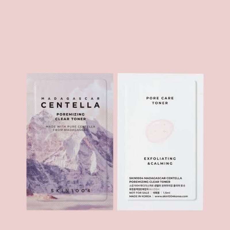 Jual skin1004 centella poremizing clear toner sample sachet | Shopee ...