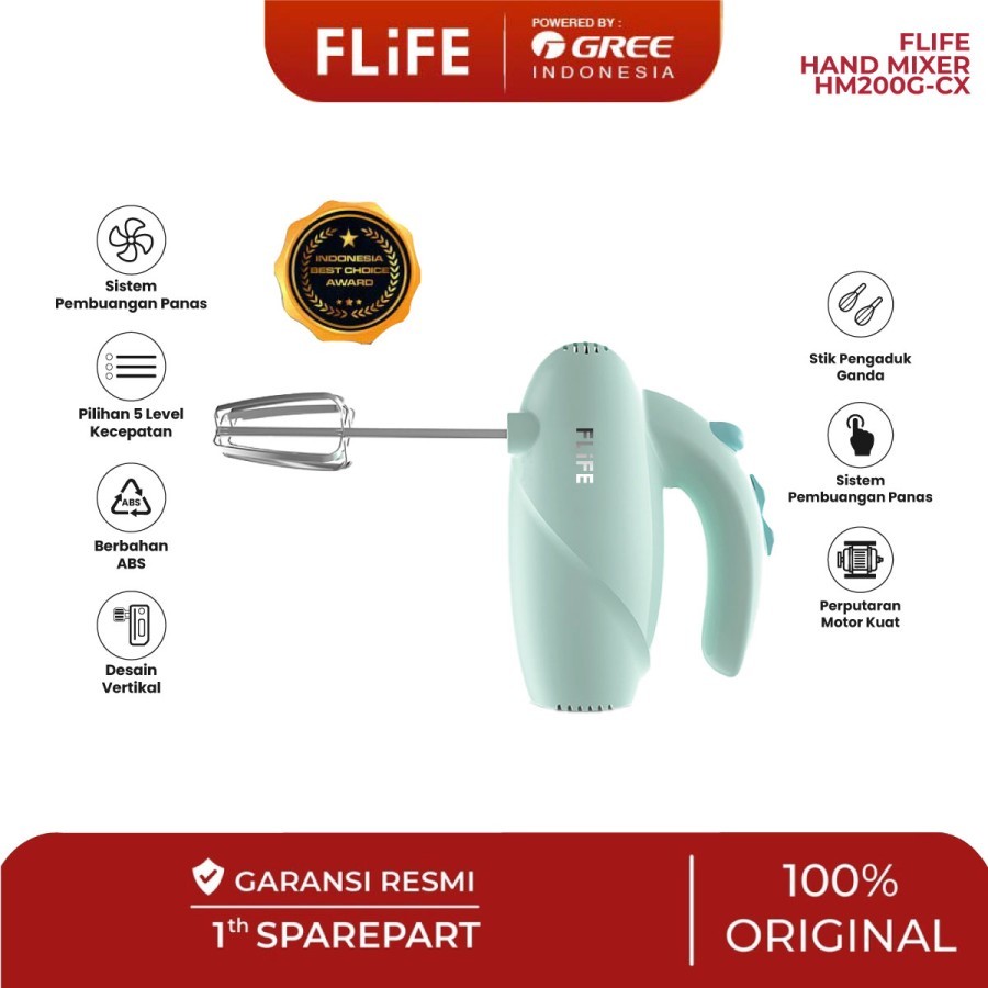 Jual FLIFE Hand Mixer - HM200G-CX | Shopee Indonesia