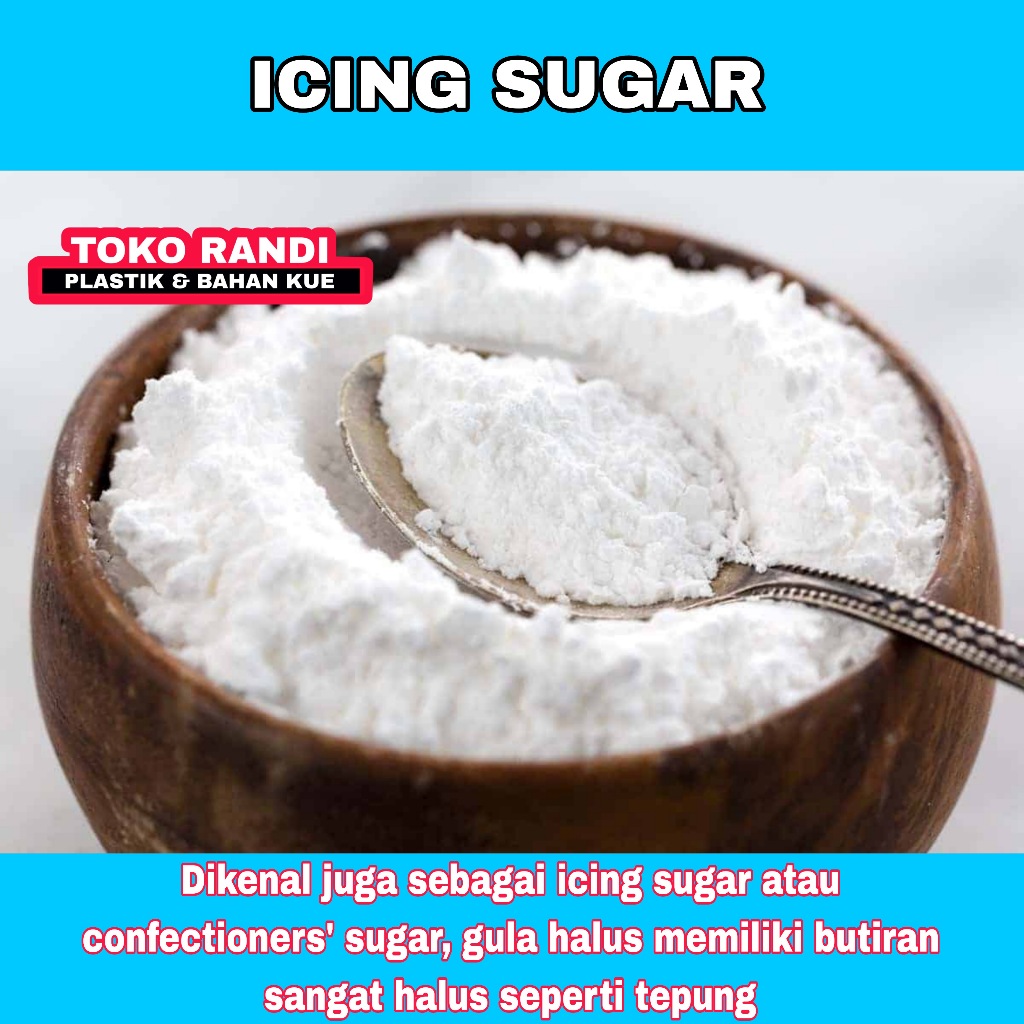 Jual Icing Sugar / Tepung gula atau gula halus 250gr | Shopee Indonesia