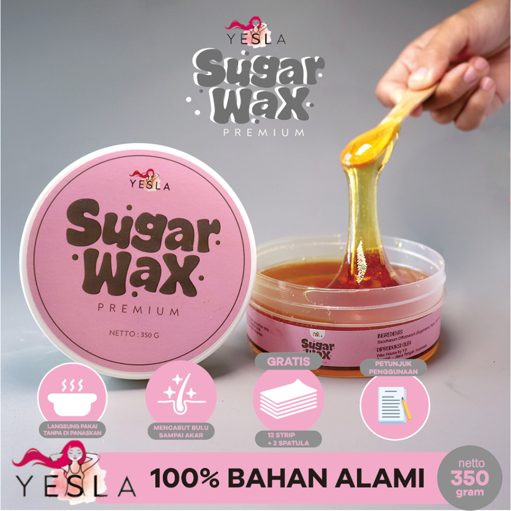 Jual Yesla Premium Sugar Waxing Kit 350 gr / Penghilang Bulu / Pencabut ...
