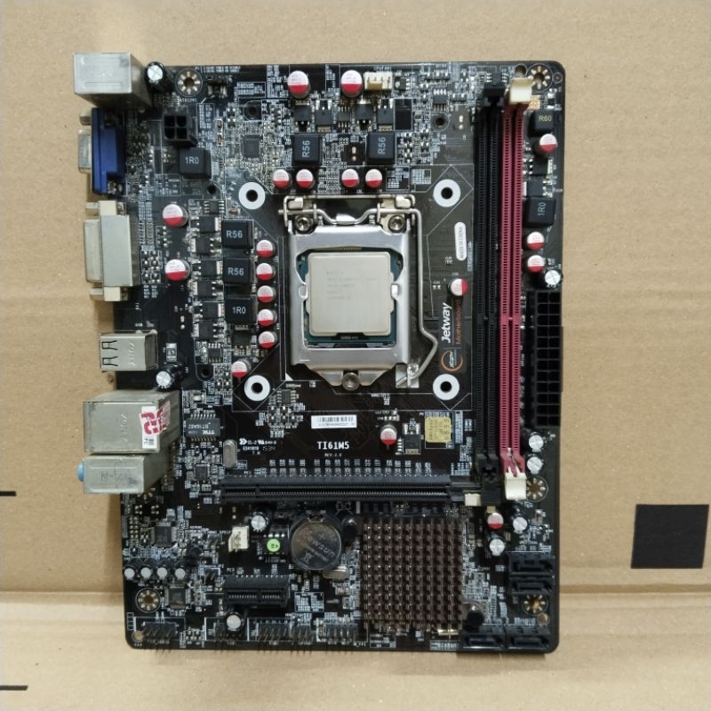 Jual Motherboard Jetway H61 LGA 1155 DDR3 + Prosesor G2030 | Shopee ...