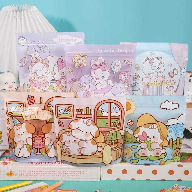 Jual (10pcs)Ziplock Permen Candy Cookies Standing Pouch Mini Plastik ...