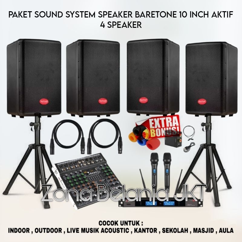 Jual PAKET SOUND SYSTEM INDOOR OUTDOOR LIVE MUSIK KARAOKE SPEAKER ...