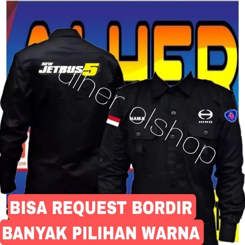 Jual kemeja jetbus SHD 5 baju jetbus SHD 5 seragam jetbus SHD 5 kemeja ...