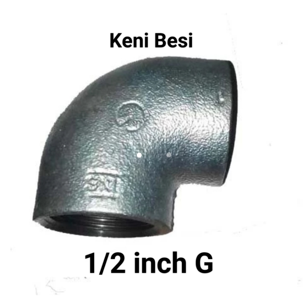 Jual Keni Elbow Knee Pipa Besi Galvanis Drat Dalam 90 Derajat | Shopee Indonesia