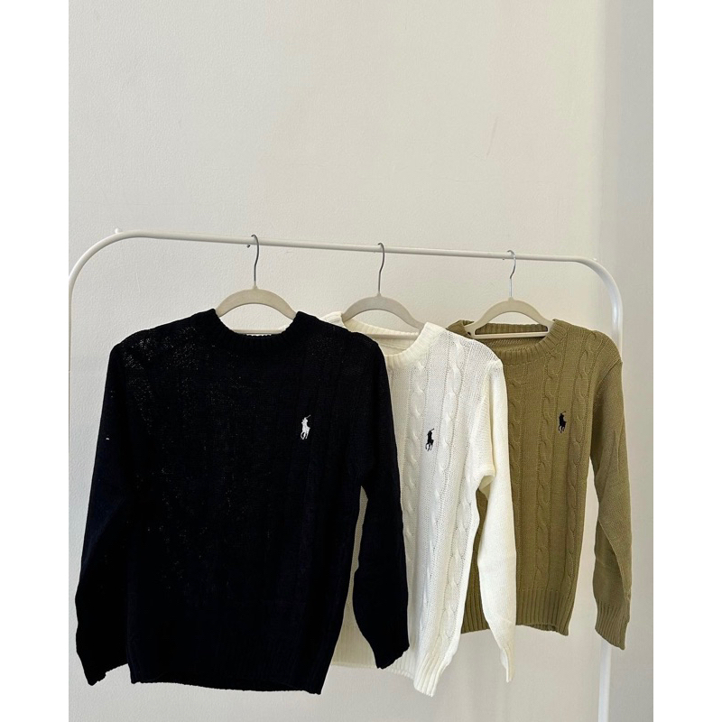 Jual SWEATER RAJUT POLO RALPH L*UREN | Shopee Indonesia