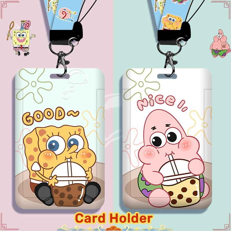 Jual SpongeBob Patrick Star ID card holder tali lanyard transportasi ...