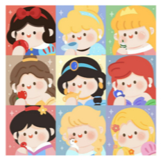 Jual 36 pcs sticker Chibi Disney Princess / cocok untuk freebie ...