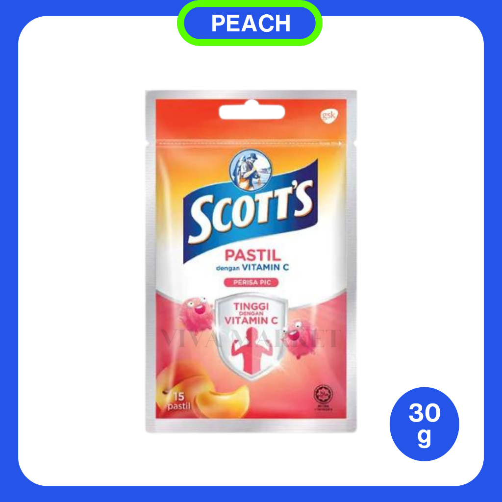 Jual Scott's Pastilles Vitamin C. 30g | Shopee Indonesia