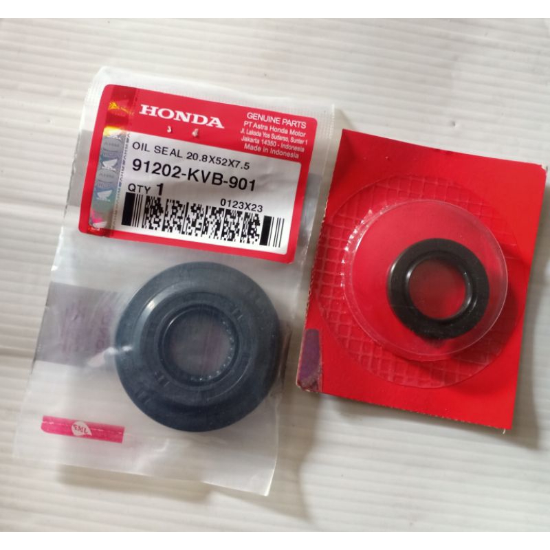 Jual ORIGINAL sil seal Kruk as CVT plus sil as puly belakang Vario beat karbu Scoopy beat Fi AHM ...
