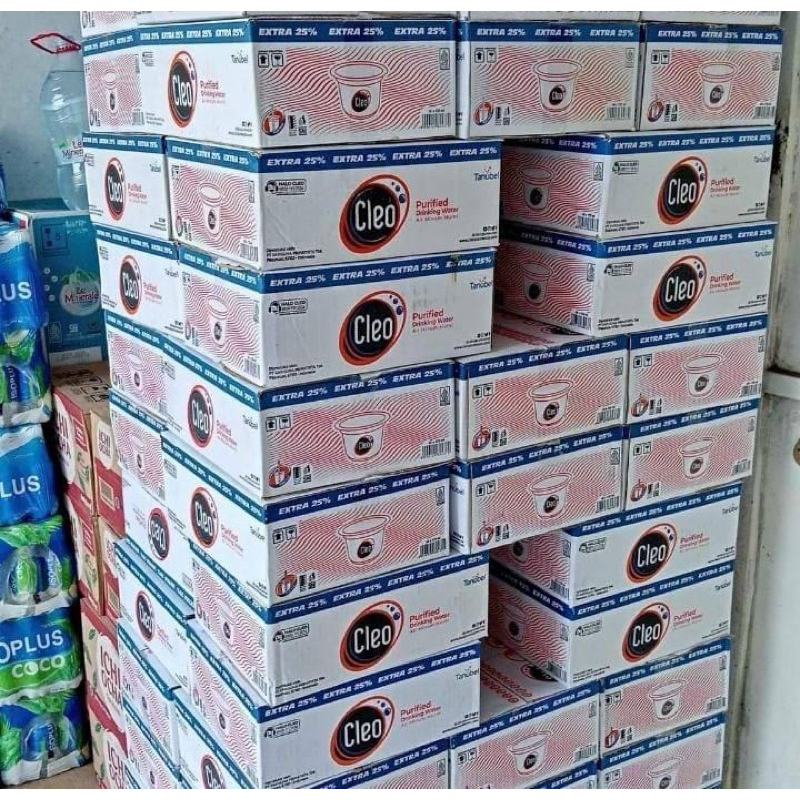Jual Cleo Gelas Air Mineral Murni // Air Minum Merk cleo segar | Shopee ...